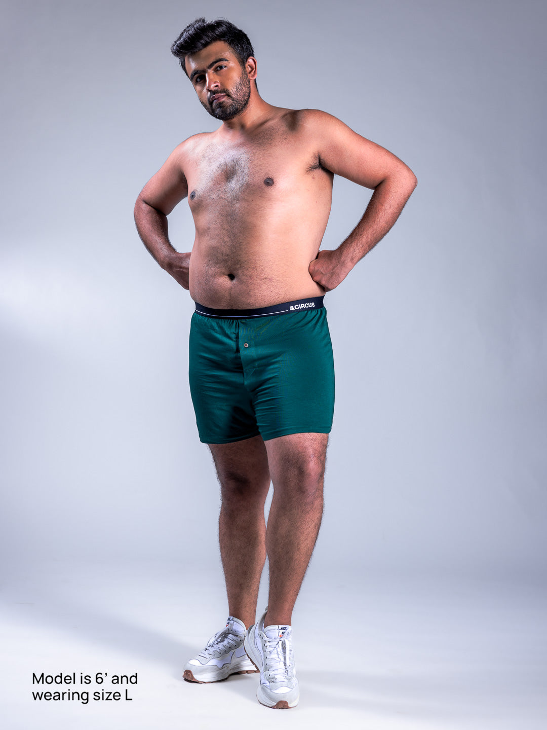 Shop Men's Underwear- Green Boxers for Men Online- Tailor And Circus